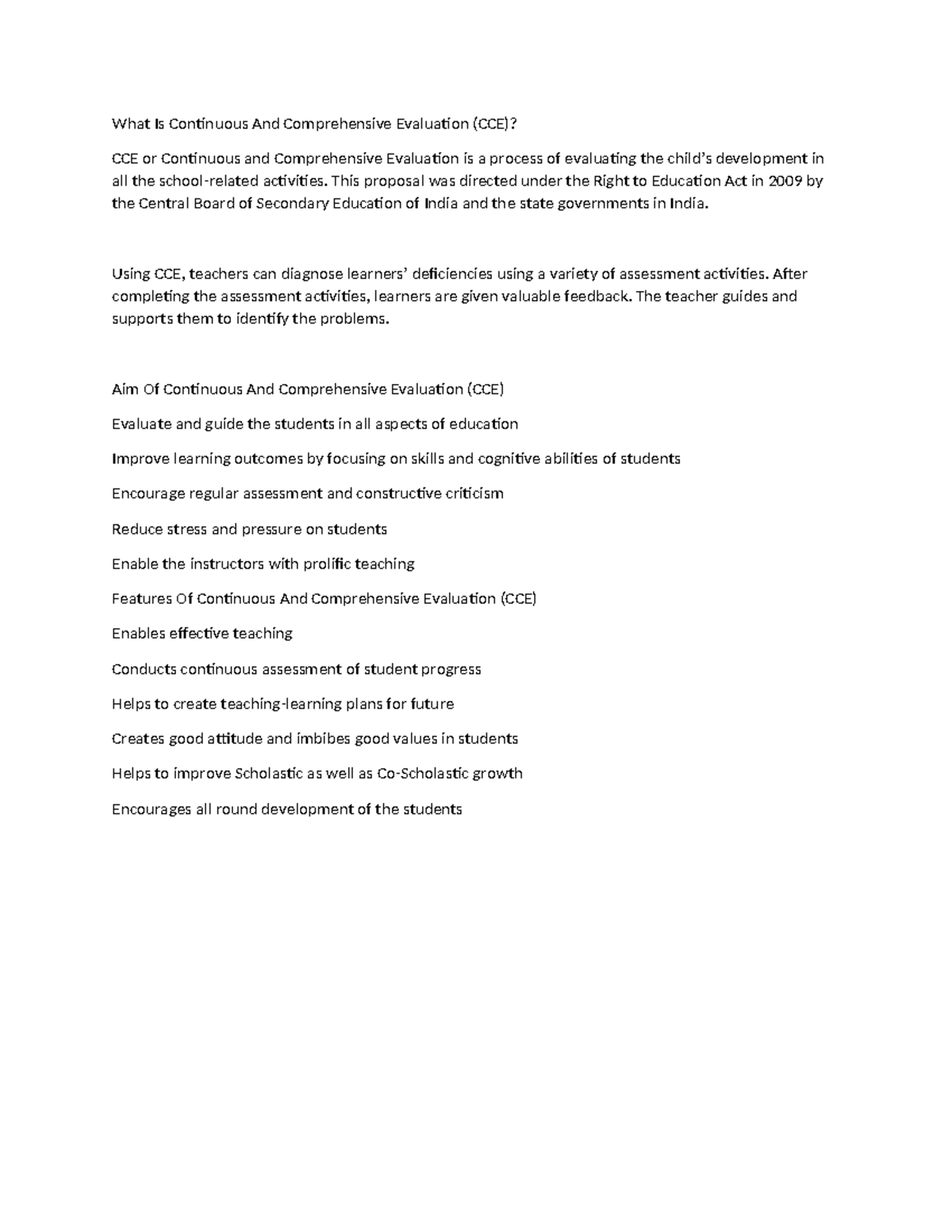 CCE Overview: Understanding Continuous and Comprehensive Evaluation ...