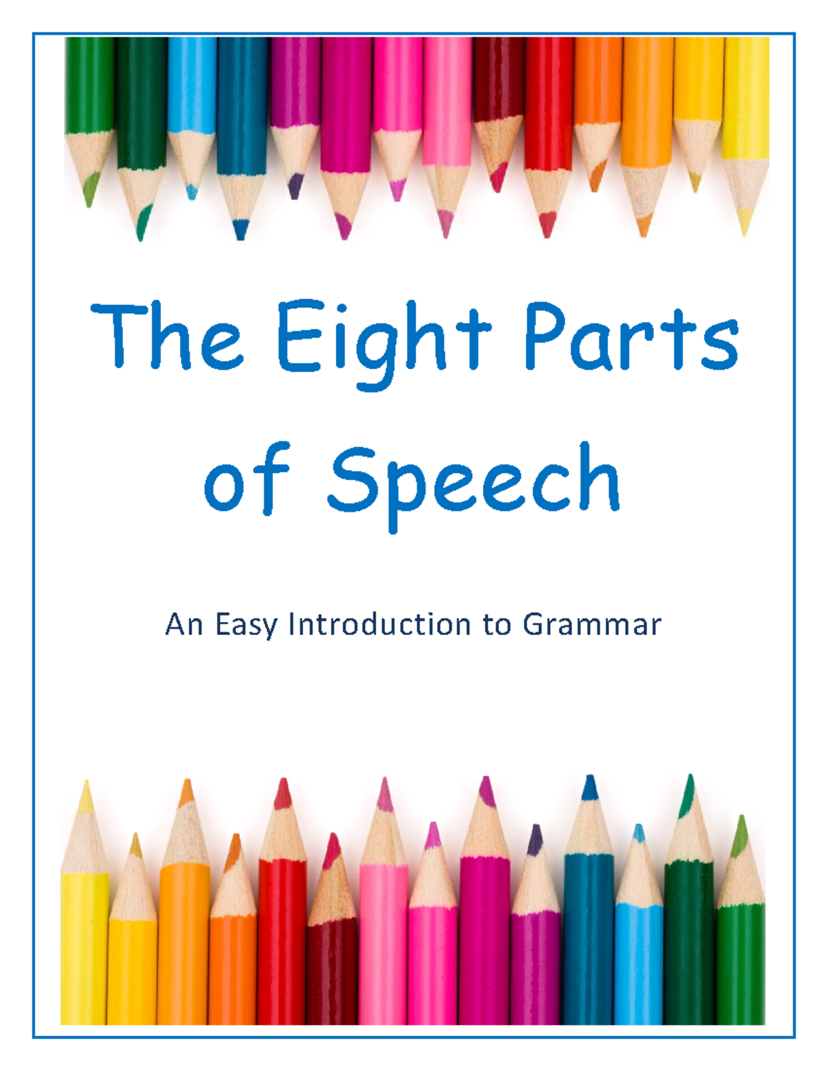 Eighth Parts of Speech: Grammar Worksheets for Grades 1-3 - Studocu