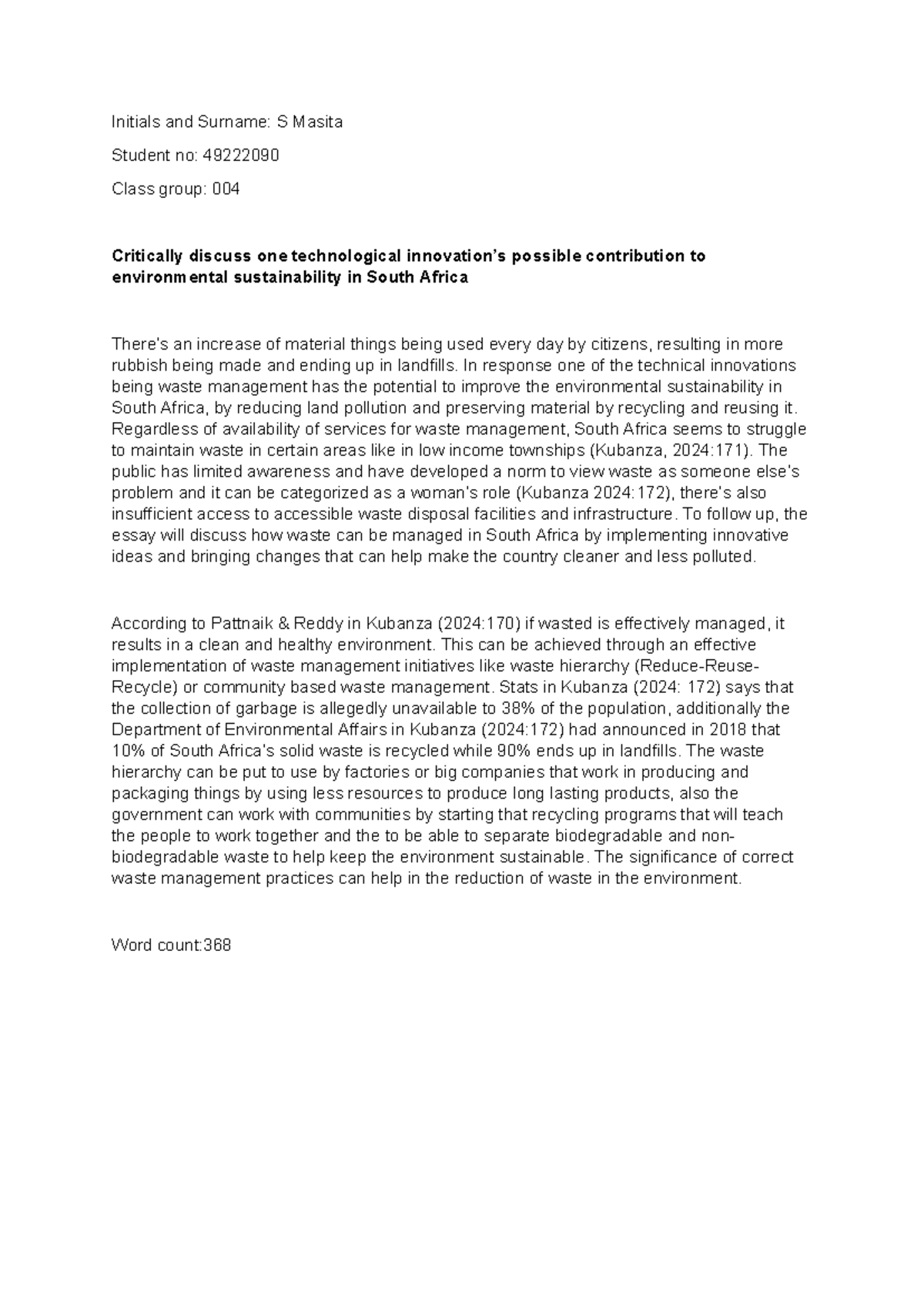 Innovative Waste Management Strategies for Environmental Sustainability ...