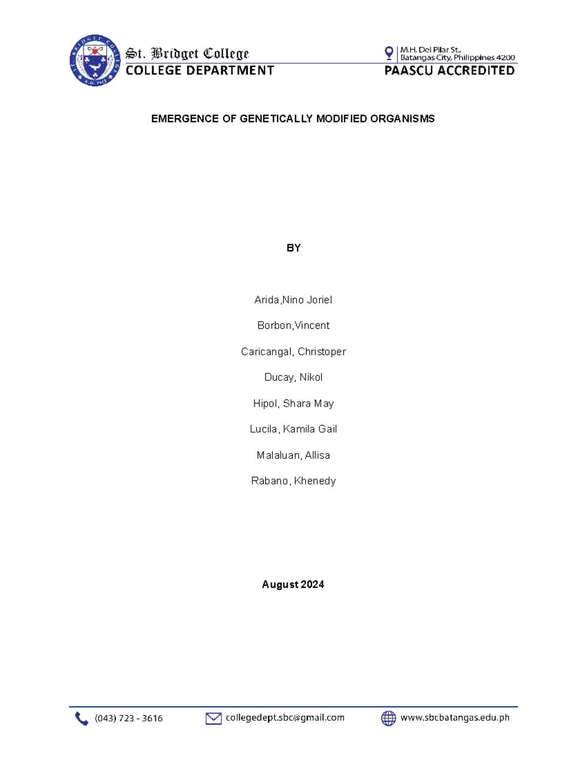 Genetically Modified Organisms (GMOs): Advantages and Disadvantages in ...