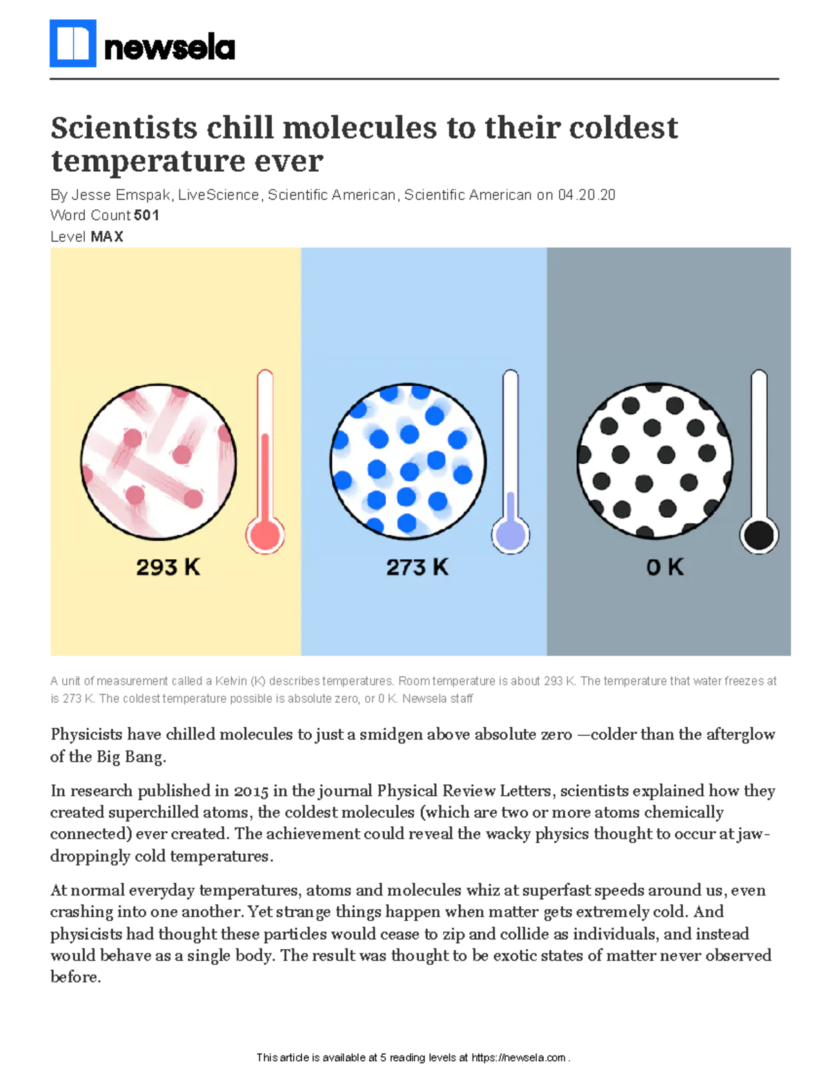 Molecules and Extreme Cold: Unveiling Superchilled States in Physics ...