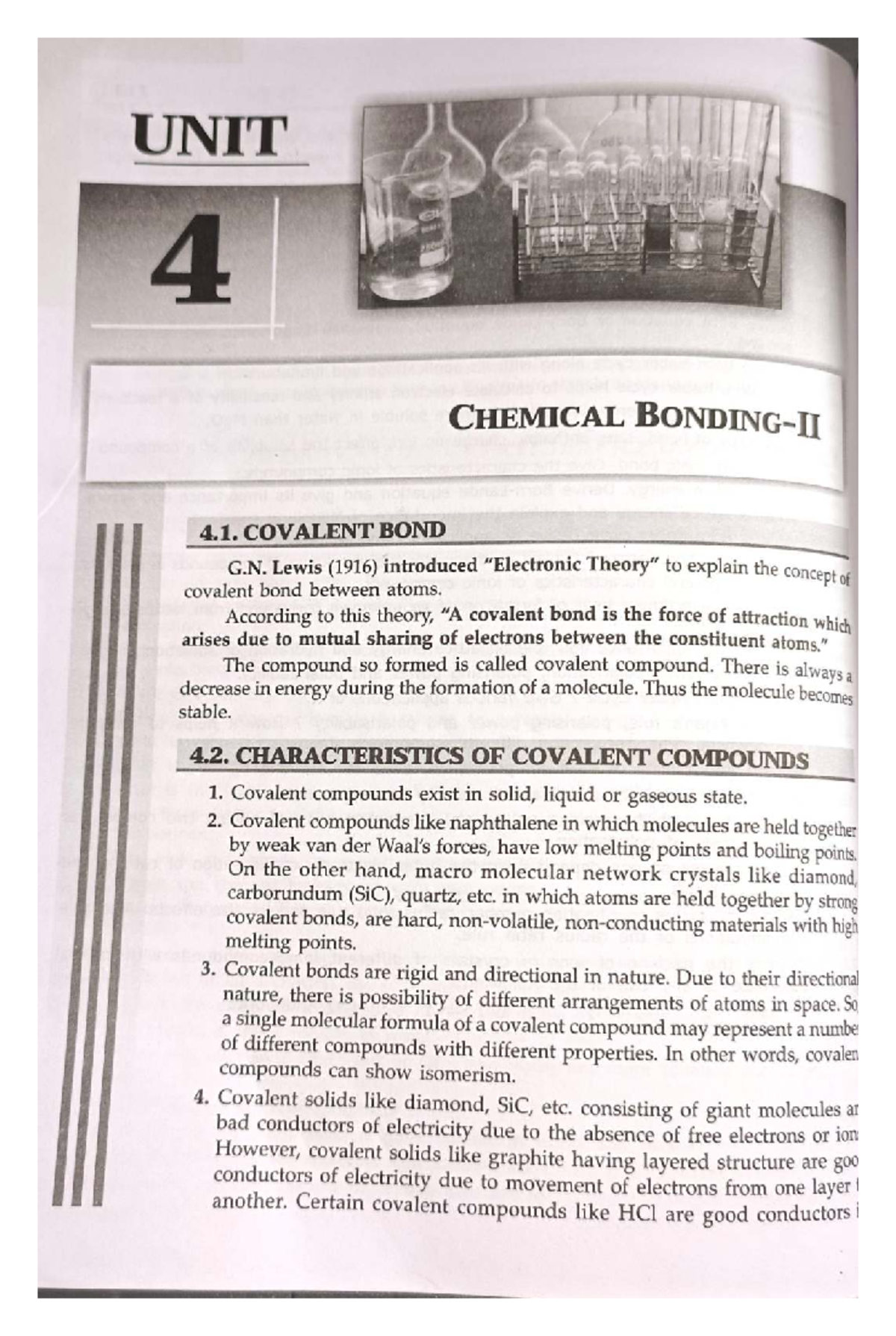 Chem Unit 4: Covalent Bonds and Molecular Geometry - Studocu