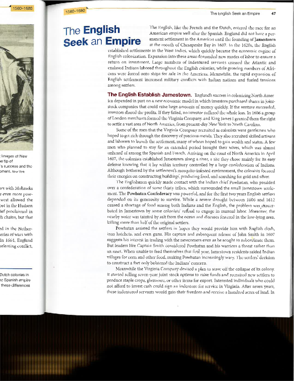 The English Seek an Empire: Colonization and Conflicts in Virginia and ...