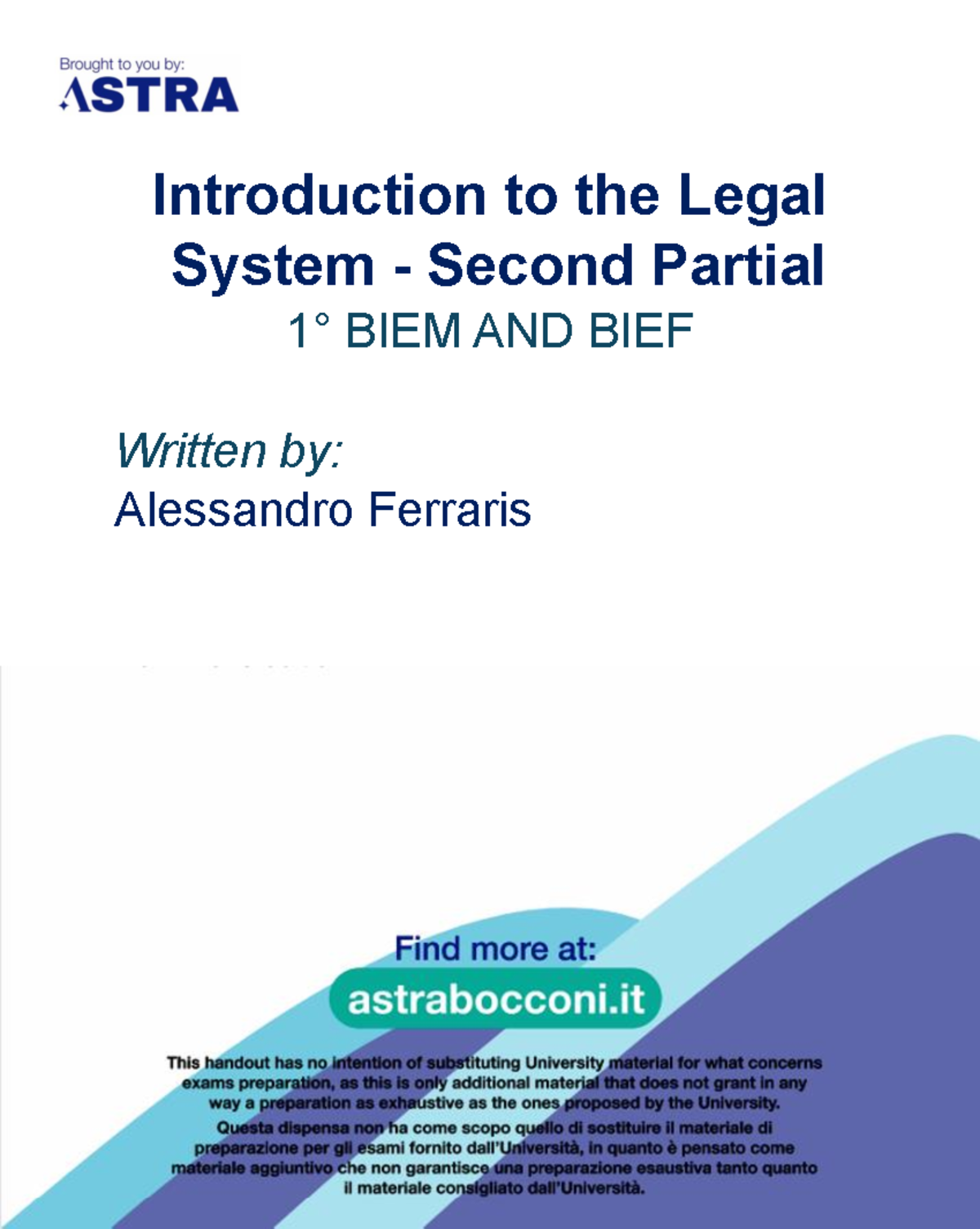 Introduction to the Legal System: Unit 11 - Contract Supplementation ...
