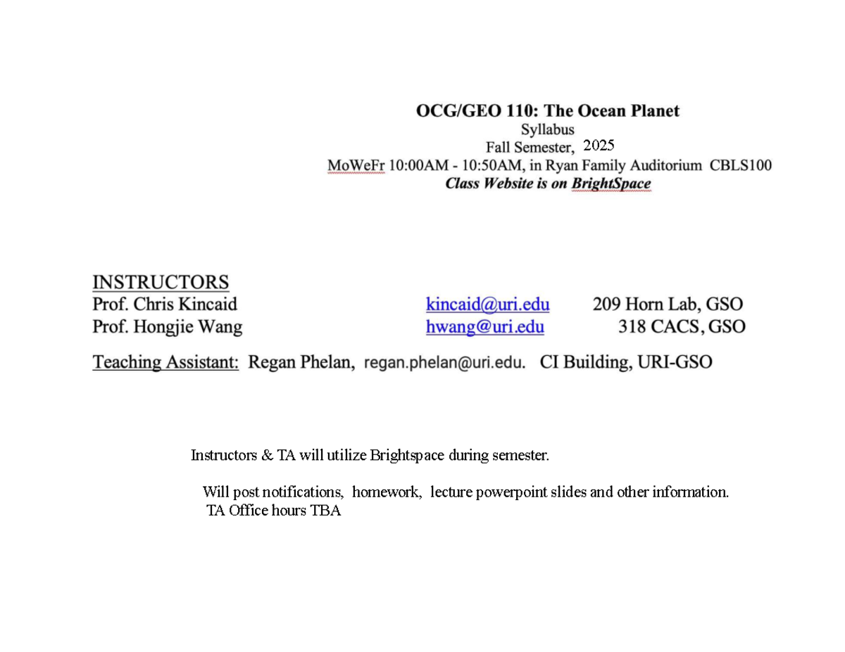 OCG/GEO 110: Exam Prep & Overview of Earth as a Spaceship - Studocu