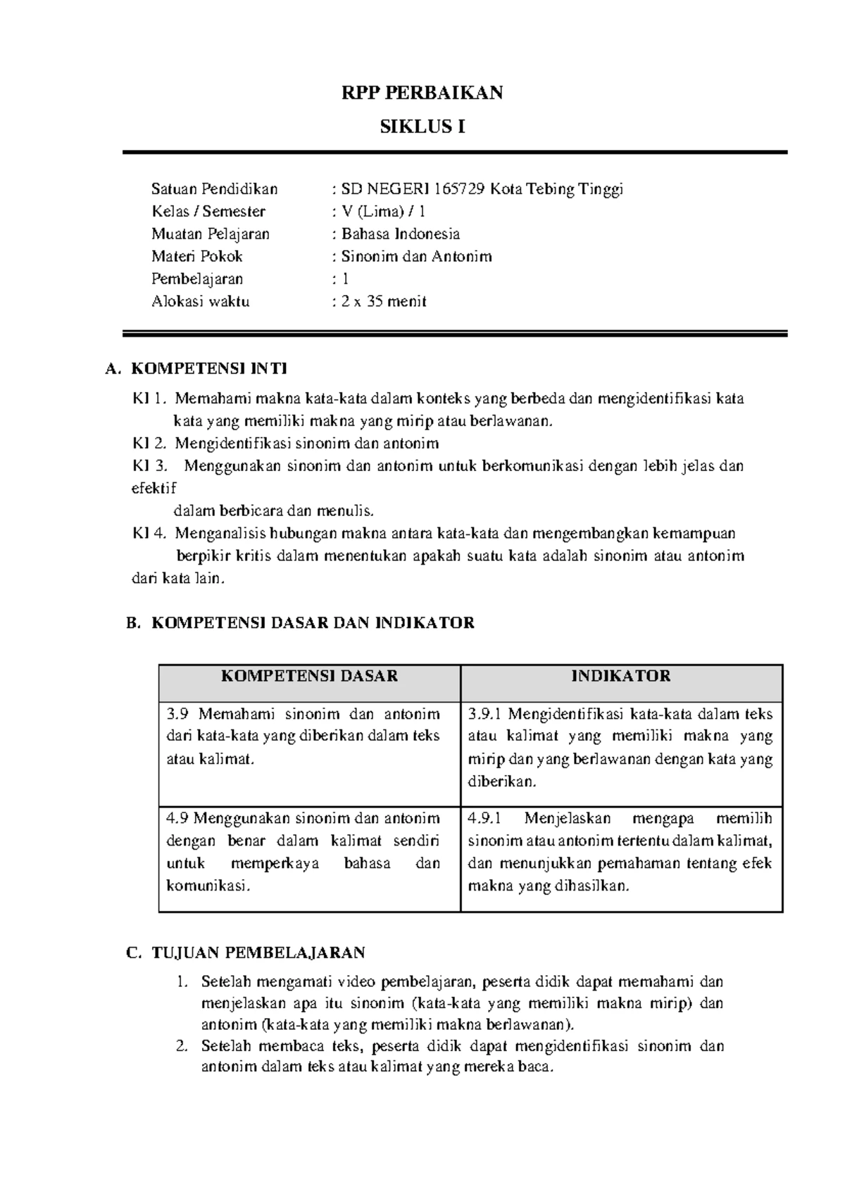 Tugas Praktek 1a 1 - TUGAS PRAKTEK 1a PEMANTAPAN KEMAMPUAN PROFESIONAL ...