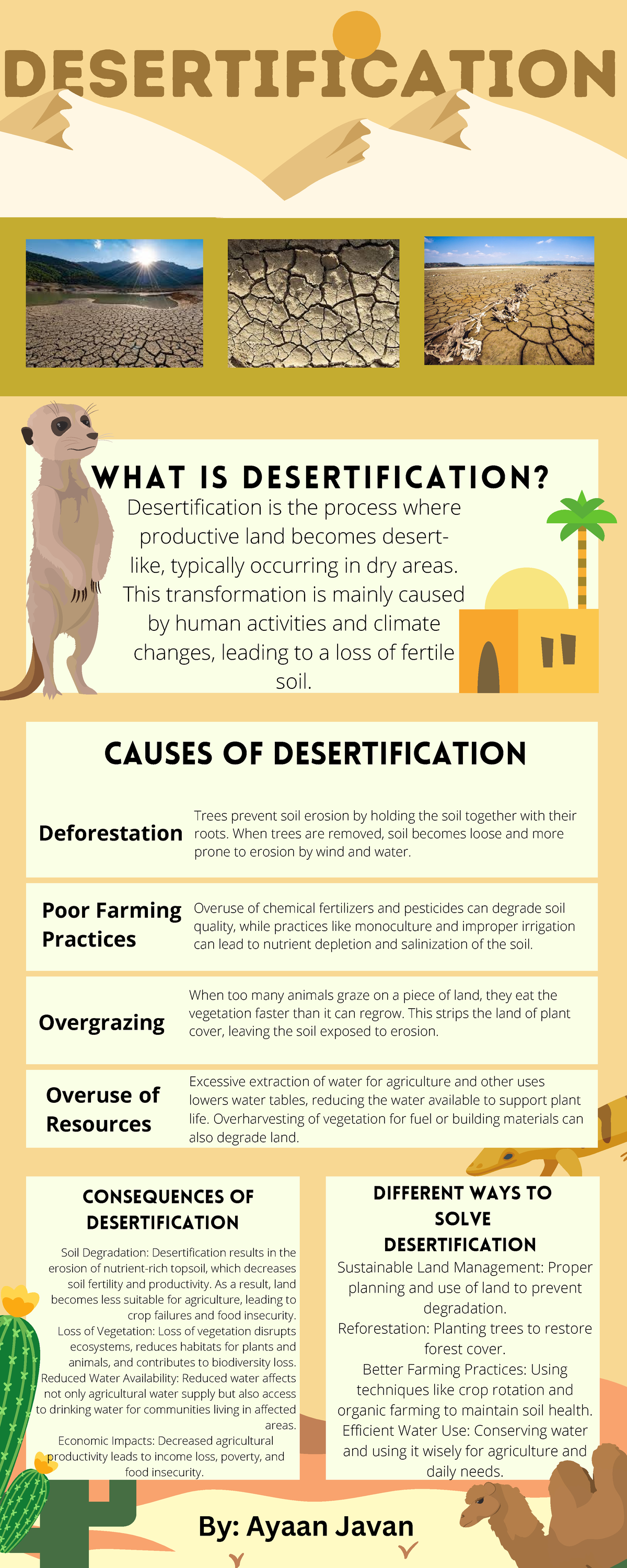 Desertification - Desertification Desertification is the process where ...