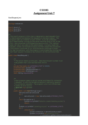 [Solved] Provide a full example code Create a simple ecommerce system - Programming 2 (CS 1103 ...