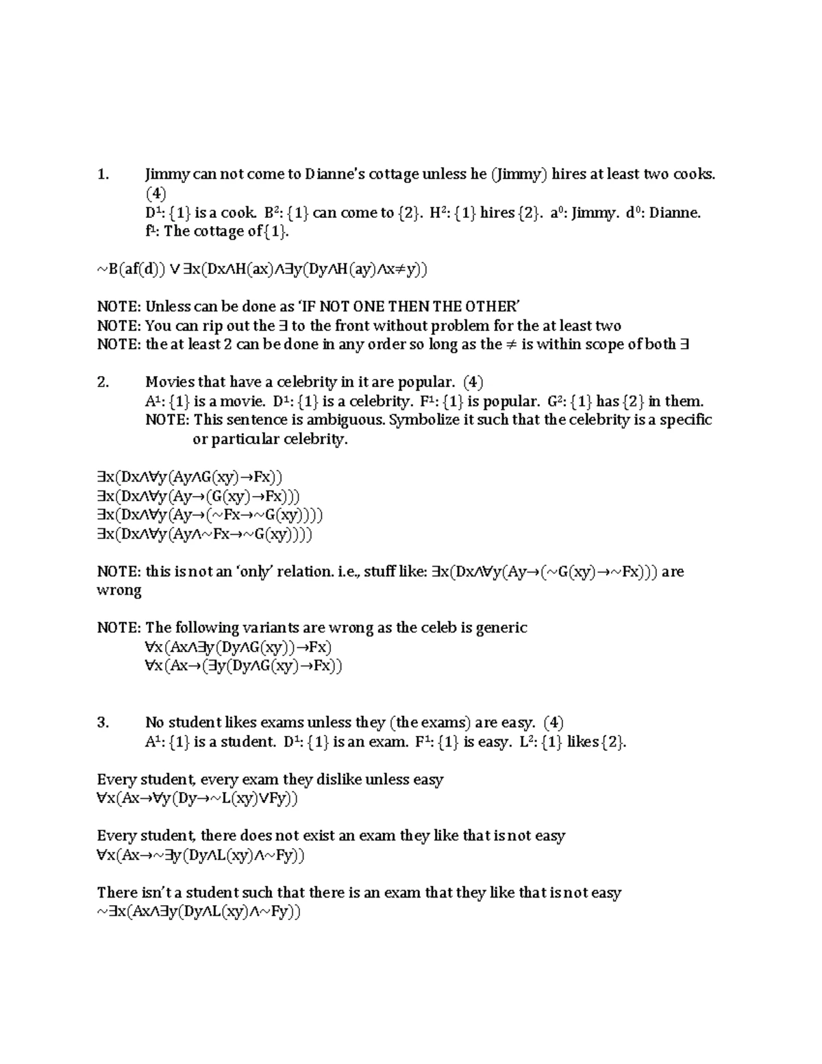 PHL245H 2024F Syllabus for Modern Symbolic Logic Course - Studocu