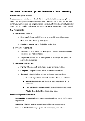 Cloud computing - CLOUD1 - JNTU Kakinada - Studocu