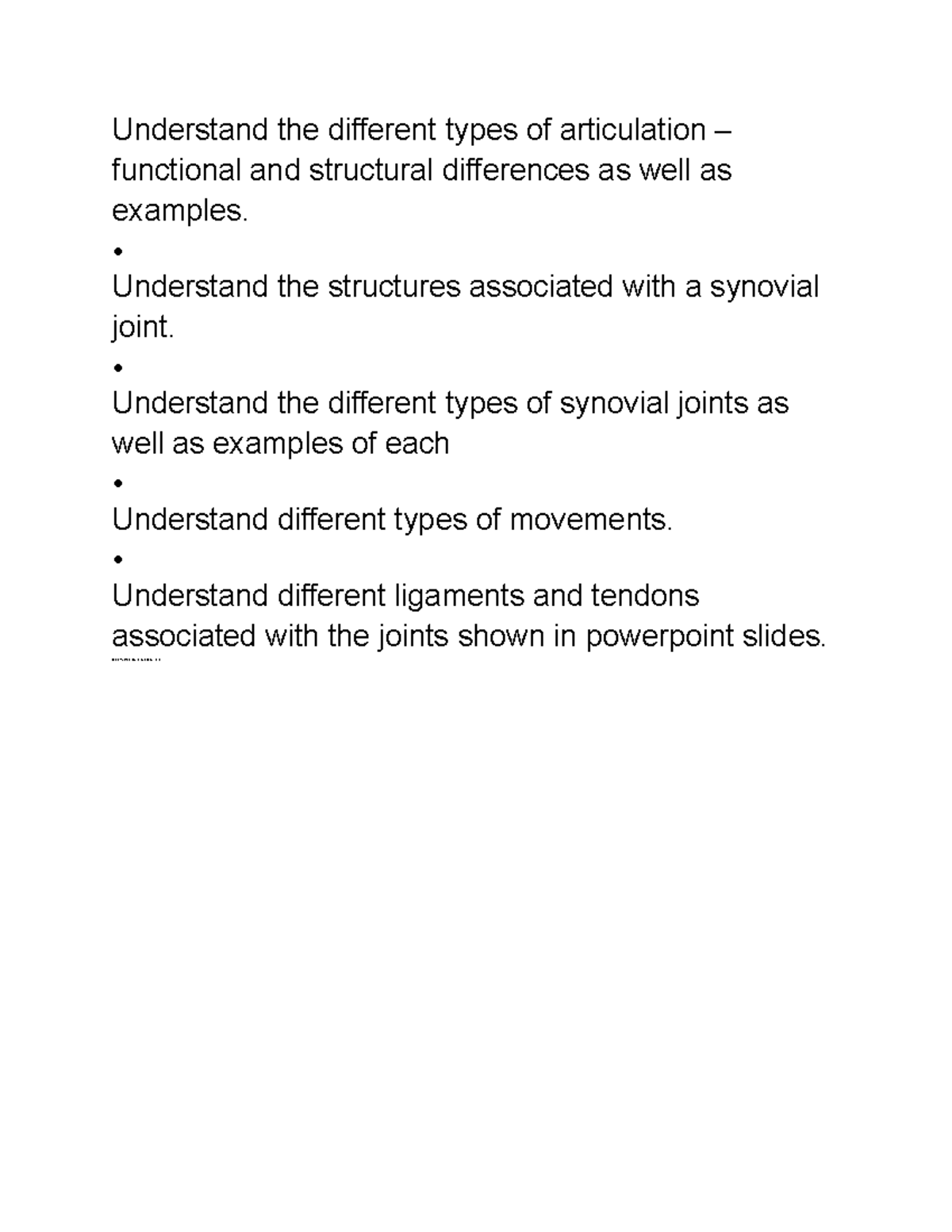 Understanding Articulation Types and Synovial Joint Structures ...