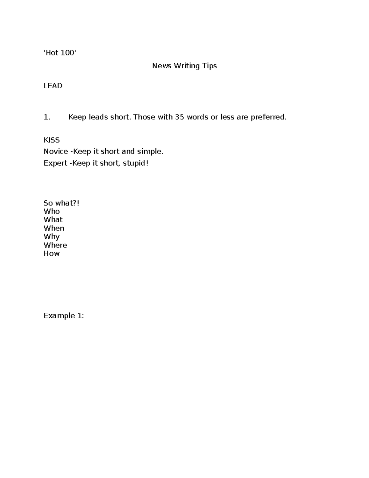 News Writing 100 Tips - Essential Practices for Aspiring Journalists ...