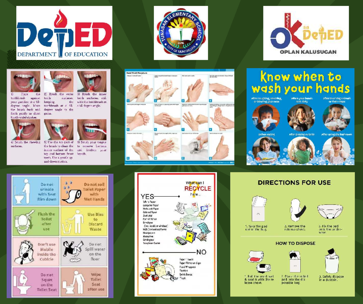 Elementary DepED Oplan Kalusugan: Handwashing Procedures Guide - Studocu