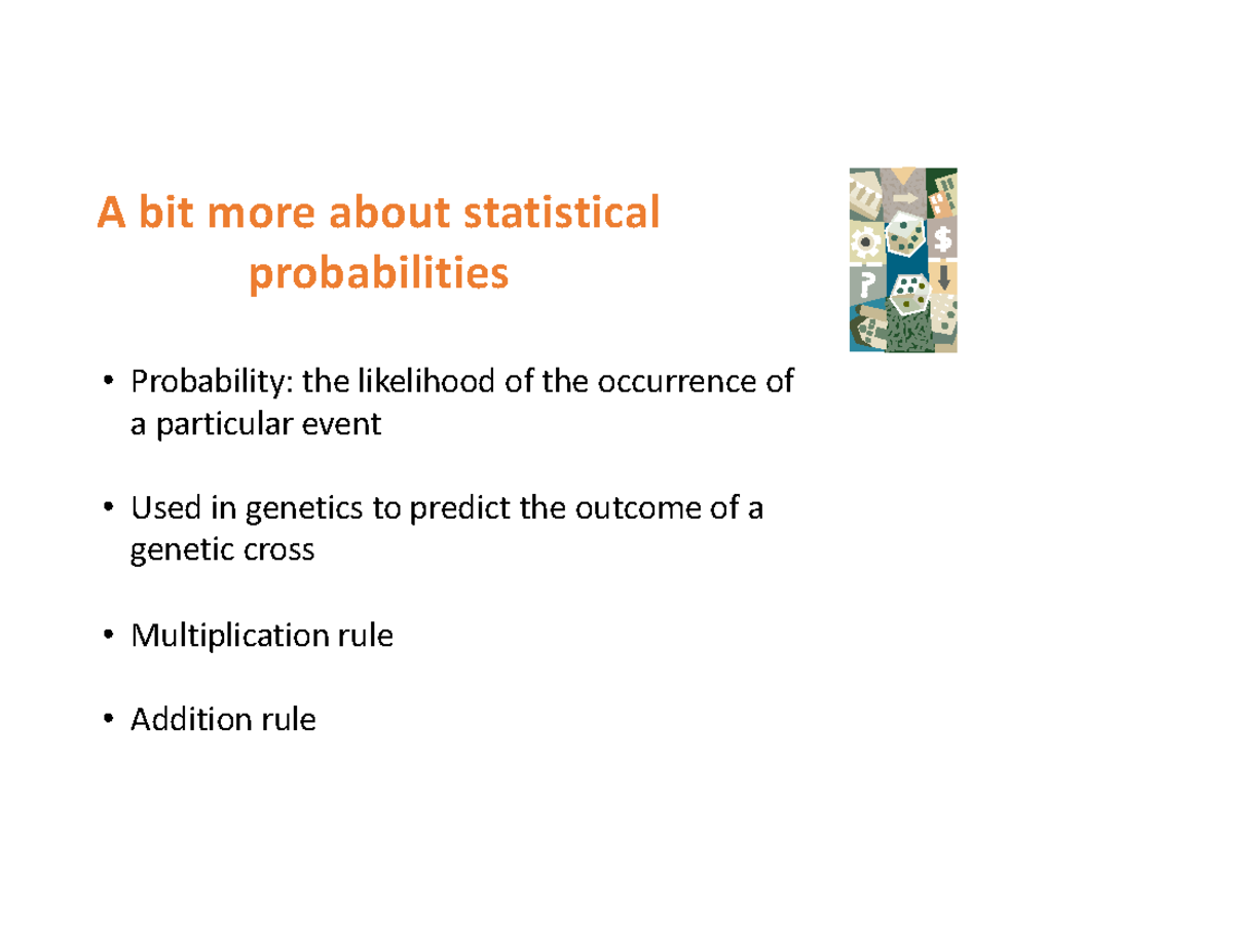 Mendelian Genetics & Probability: Final Exam Review Notes - Studocu