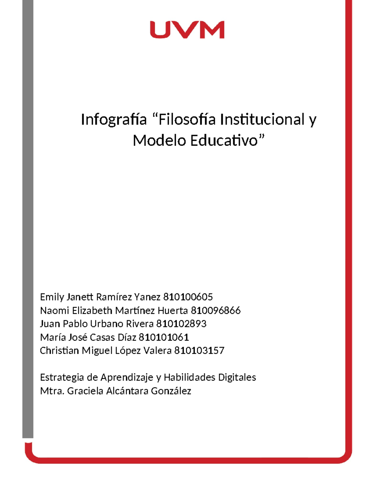 Infografia - Estrategias de Aprendizaje y Habilidades Digitales - Emily ...