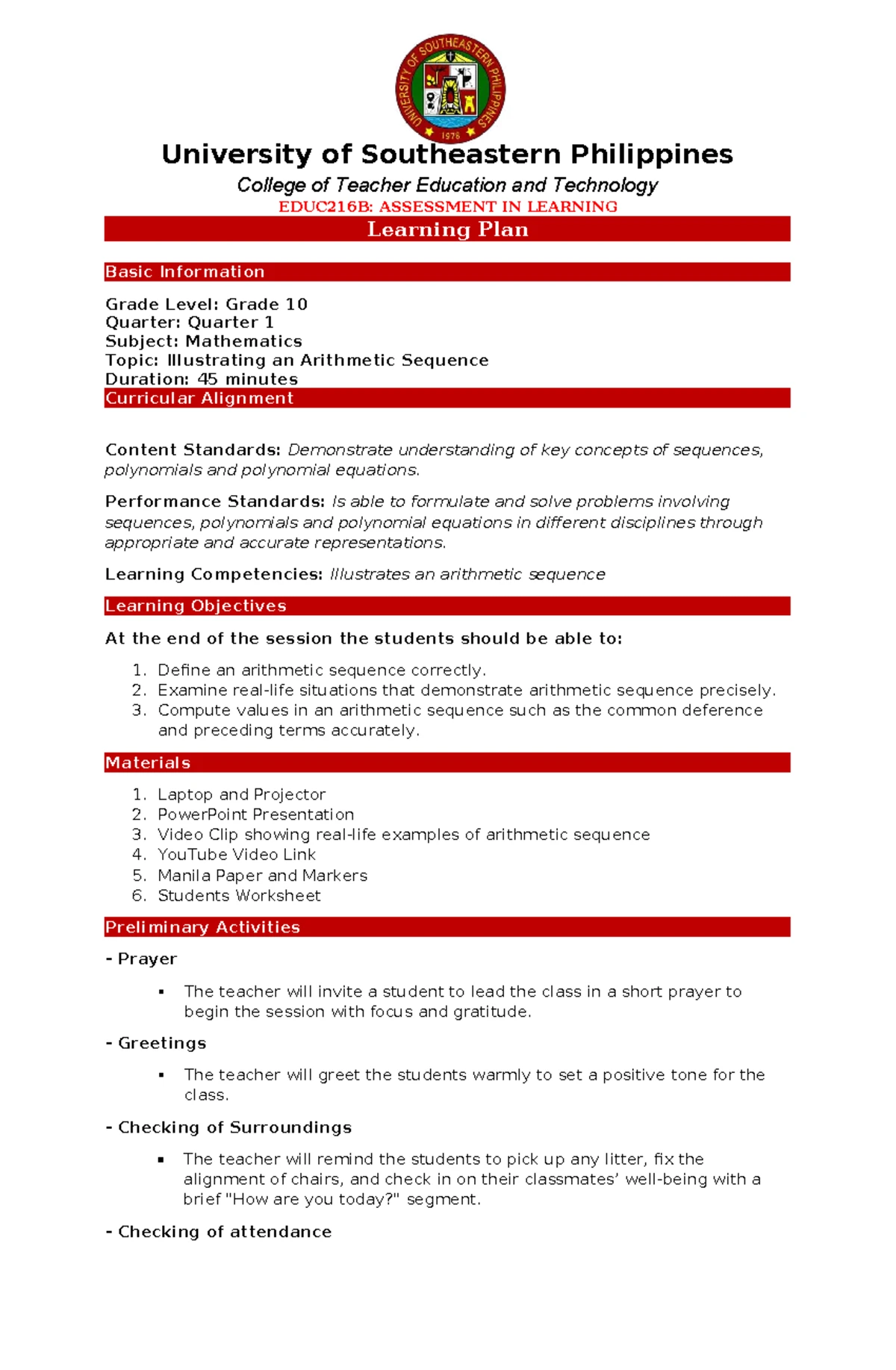 BFP Emergency Preparedness Study: Insights and Action Plan - Studocu