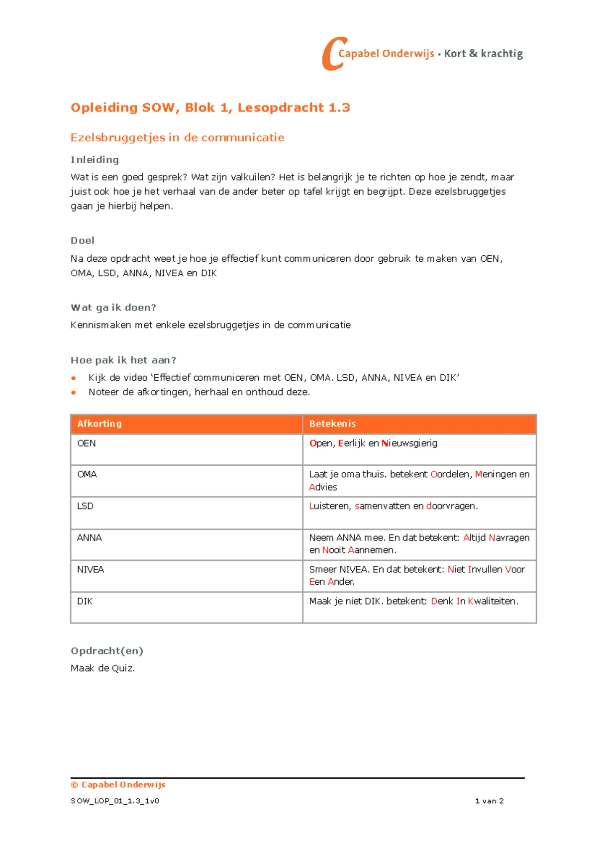 Beroepscode voor de Sociaal Werker: Inleiding en Normen - Studeersnel