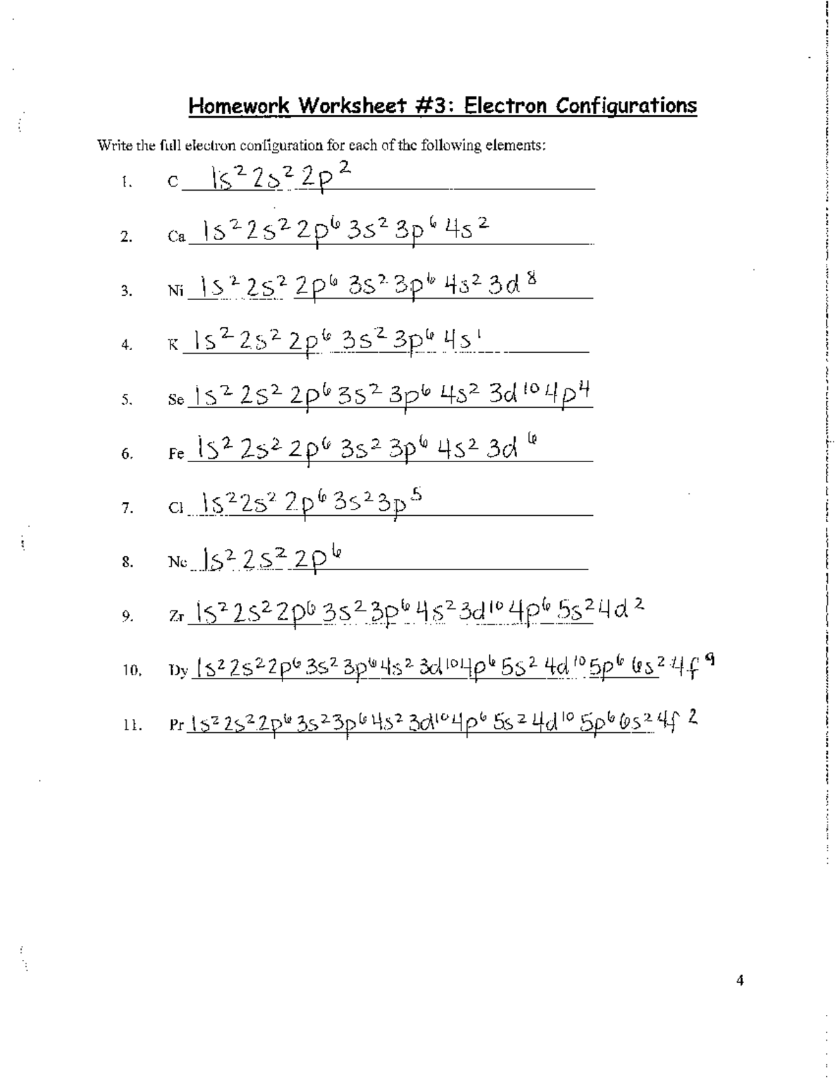 CHE+114+-+Electron+Configuration+and+Orbital+Diagram+Study+Guide - Studocu