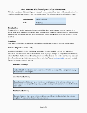 Copy of 4.04 Lab Report Template Rev 2022 - 4 Marine Populations Lab ...