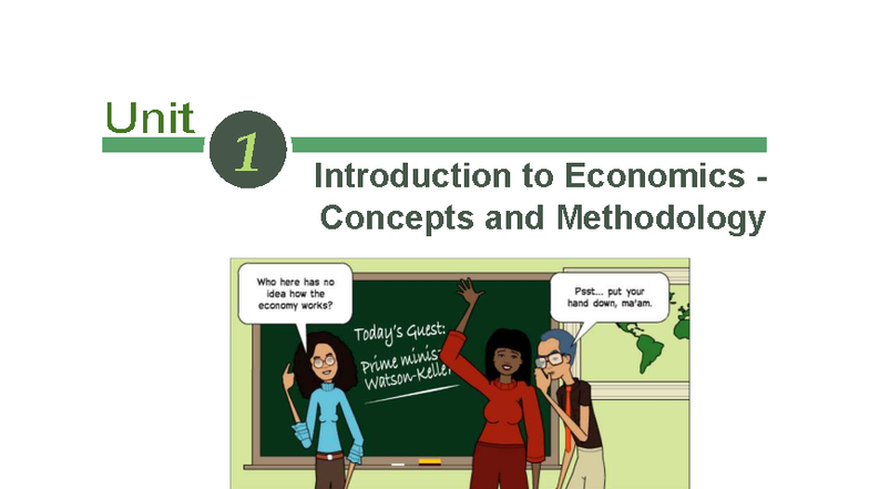 ECON1000 Unit 1: Intro to Economic Concepts & Graphs - Studocu