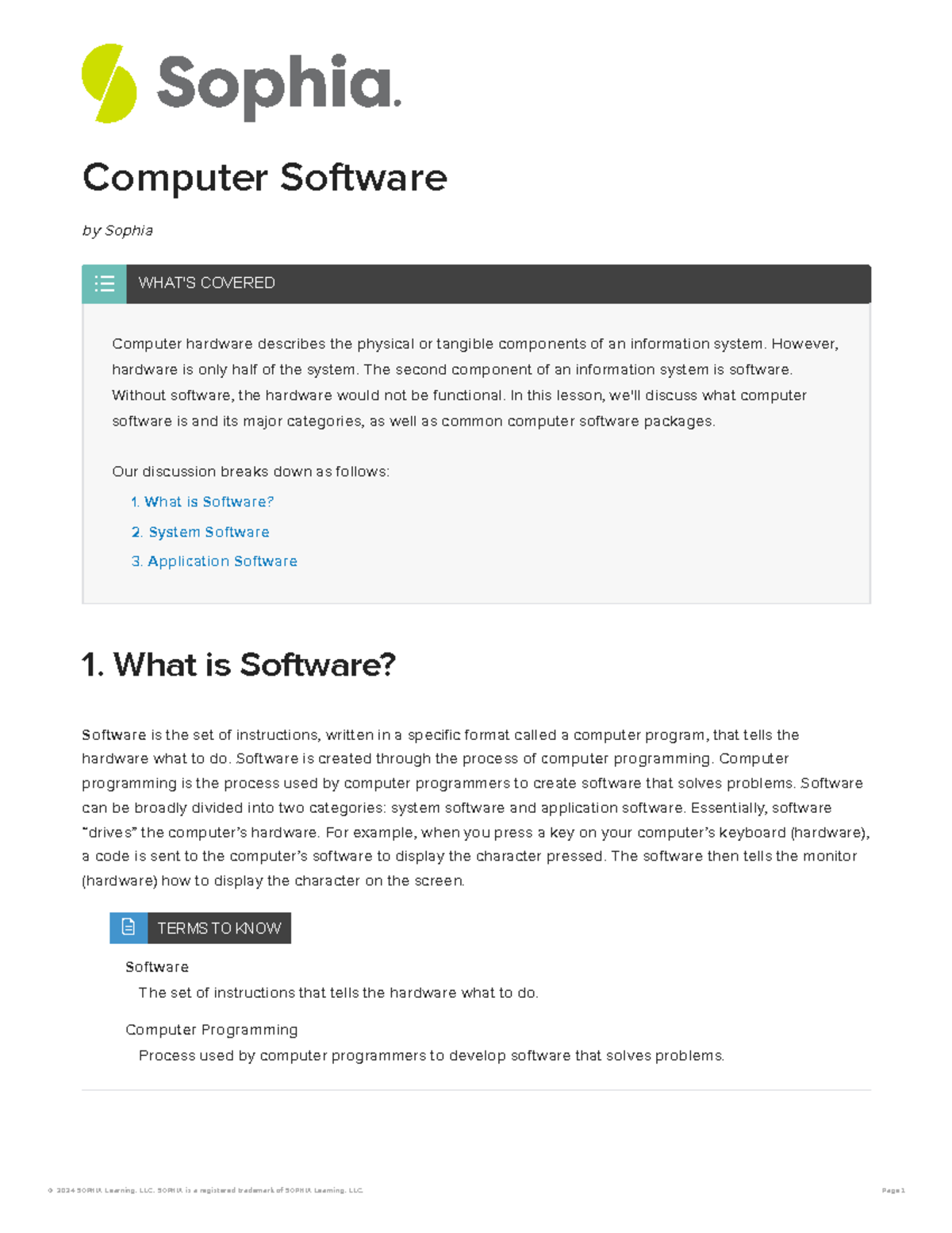 Understanding Computer Software System And Application Categories Computer Software By Sophia