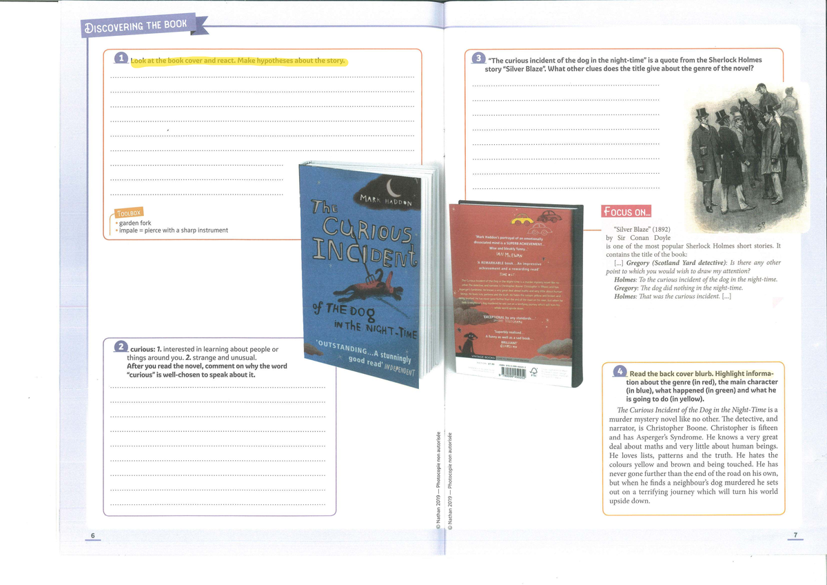 Study Guide: The Curious Incident of the Dog in the Night-Time ...