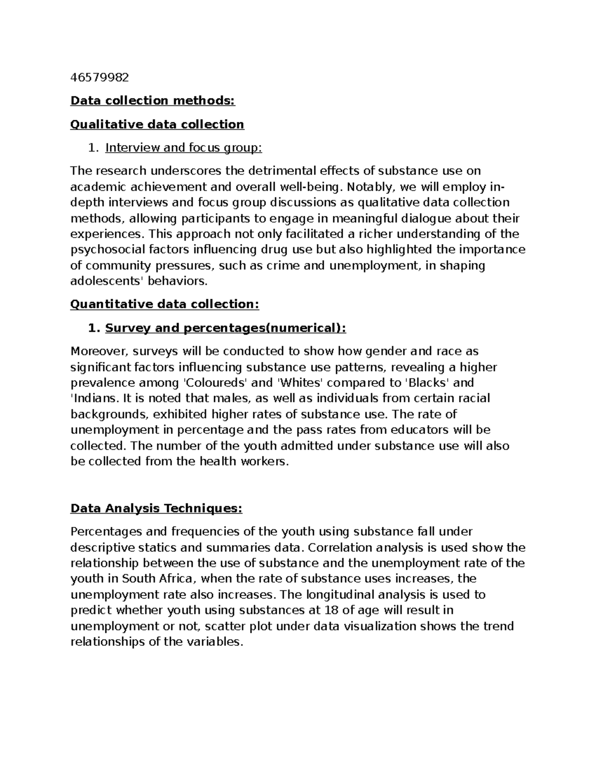 46579982 Research Presentation: Qualitative & Quantitative Data on ...