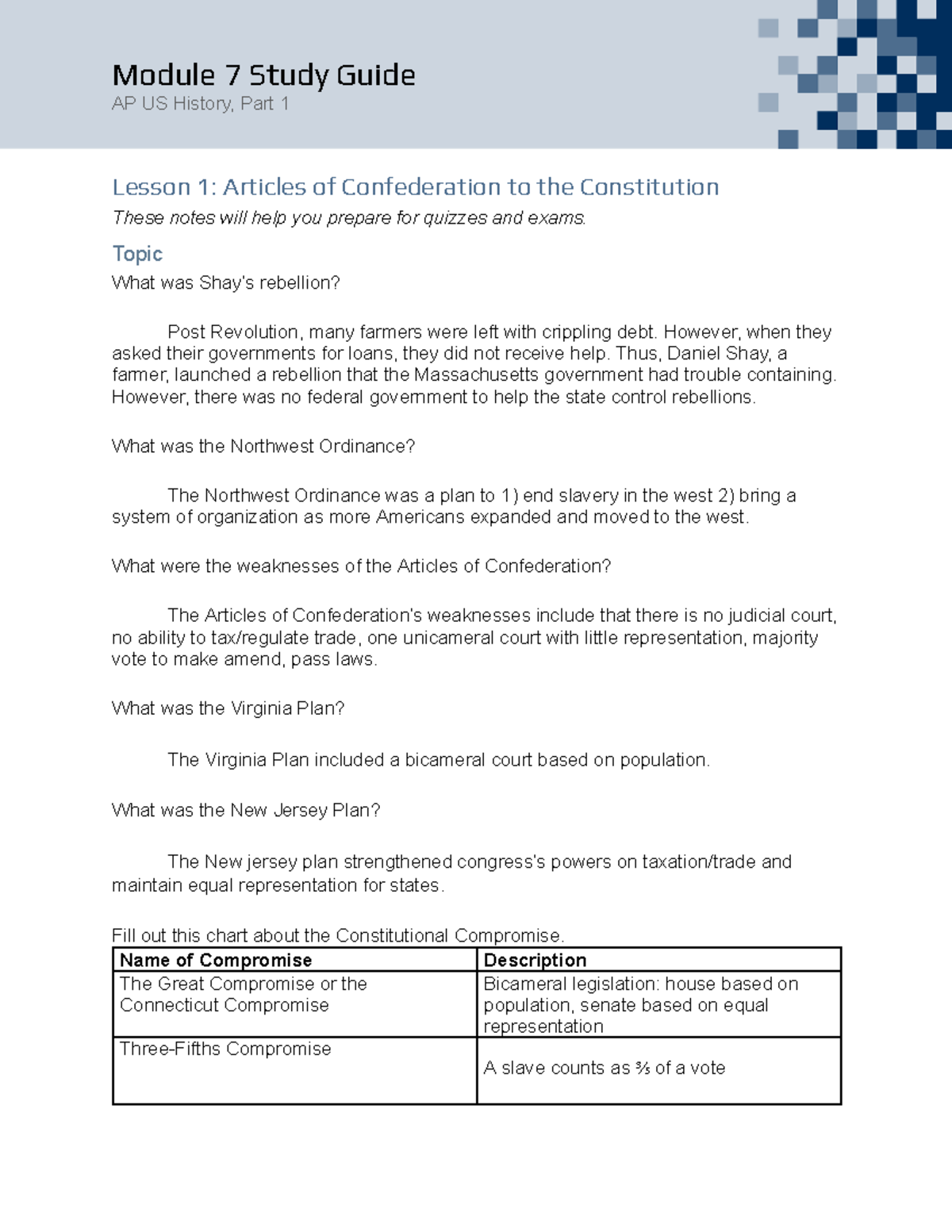 7 Study US History, Part 1: Articles of Confederation & Early ...