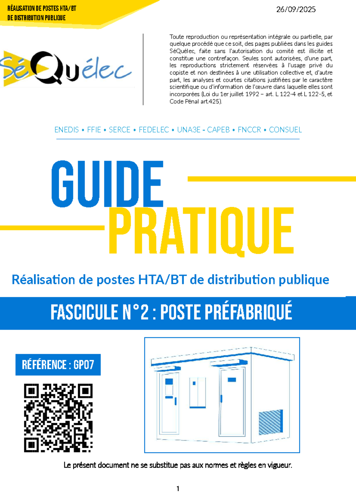 Guide Pratique : Réalisation de Postes de Distribution Publique (GP07 ...