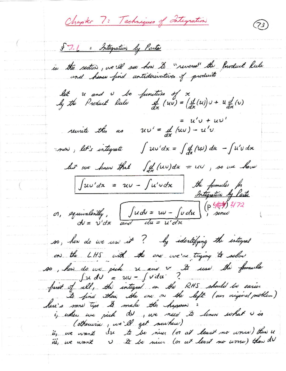 Chapter 7 - Lecture note - MATH 1720 - Studocu