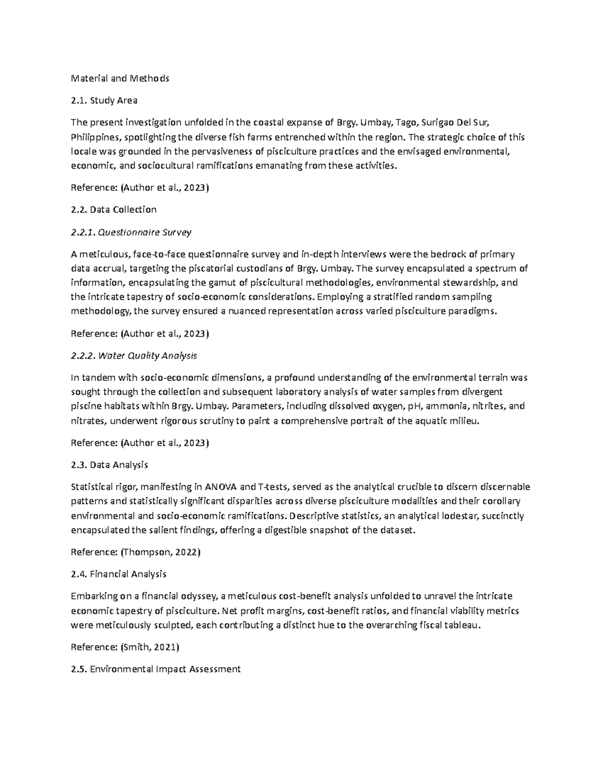 Material and Methods - rrl - Material and Methods 2. Study Area The ...