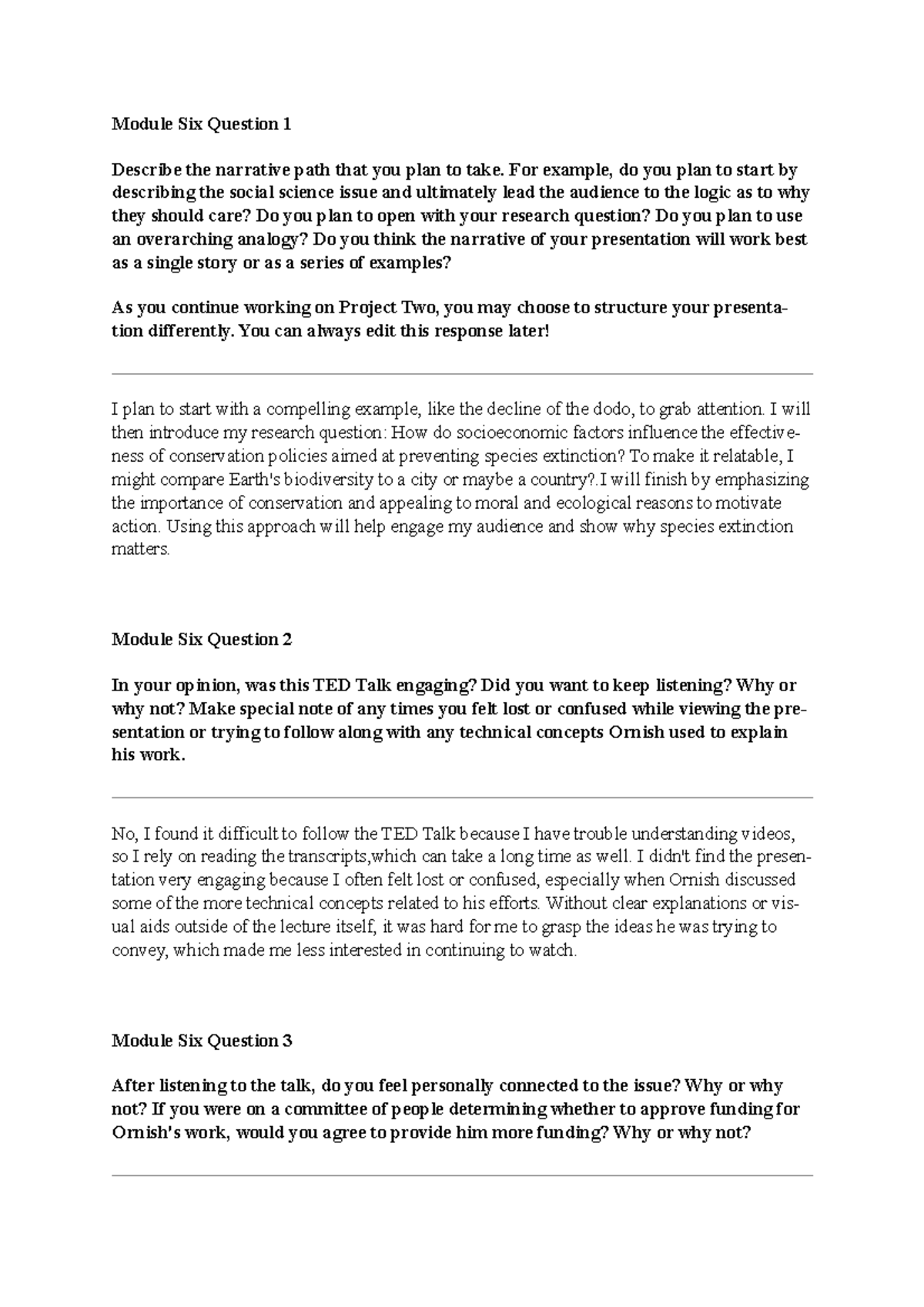SCS 200 Project Two: Narrative Path & TED Talk Engagement Analysis ...