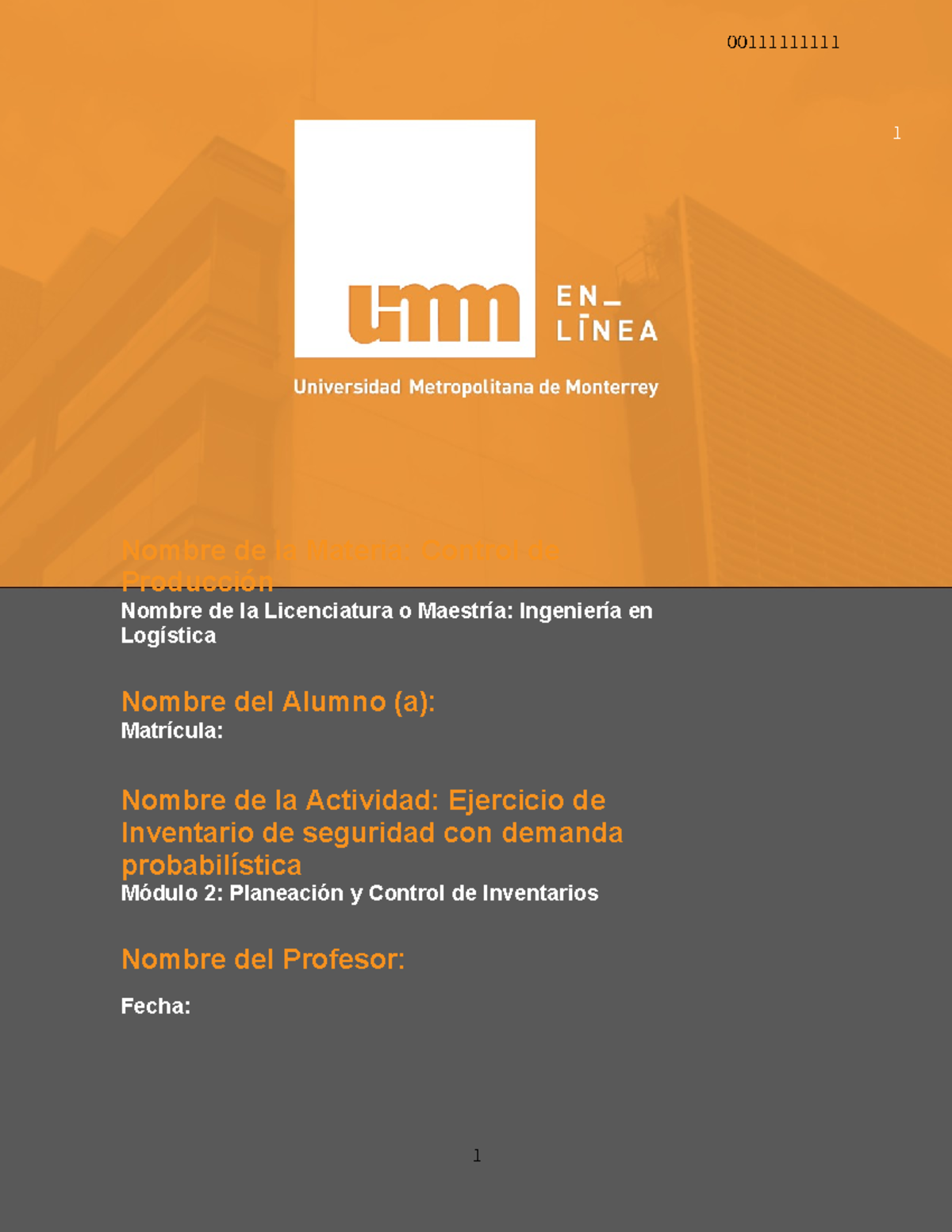 Actividad 2: Ejercicio de Inventario de Seguridad con Demanda Probabilística - Studocu