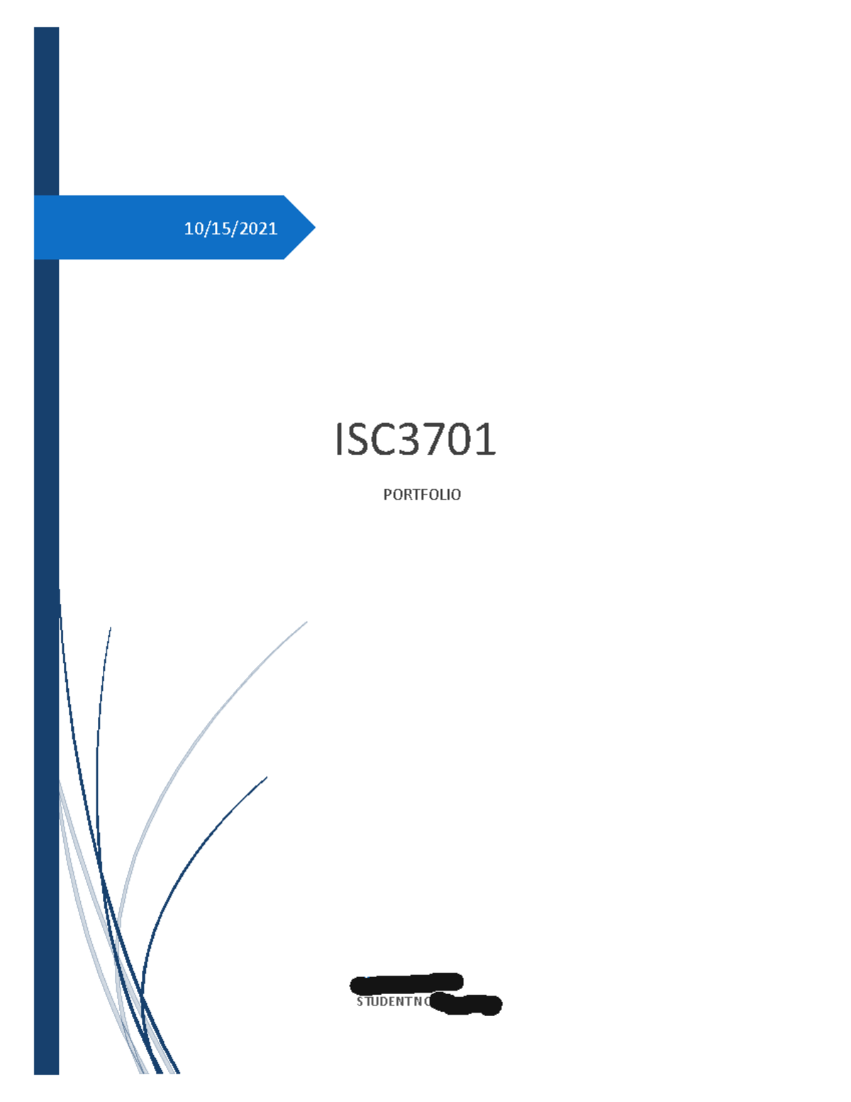 ISC3701 Reflective Portfolio: Insights on Teaching Philosophy and ...