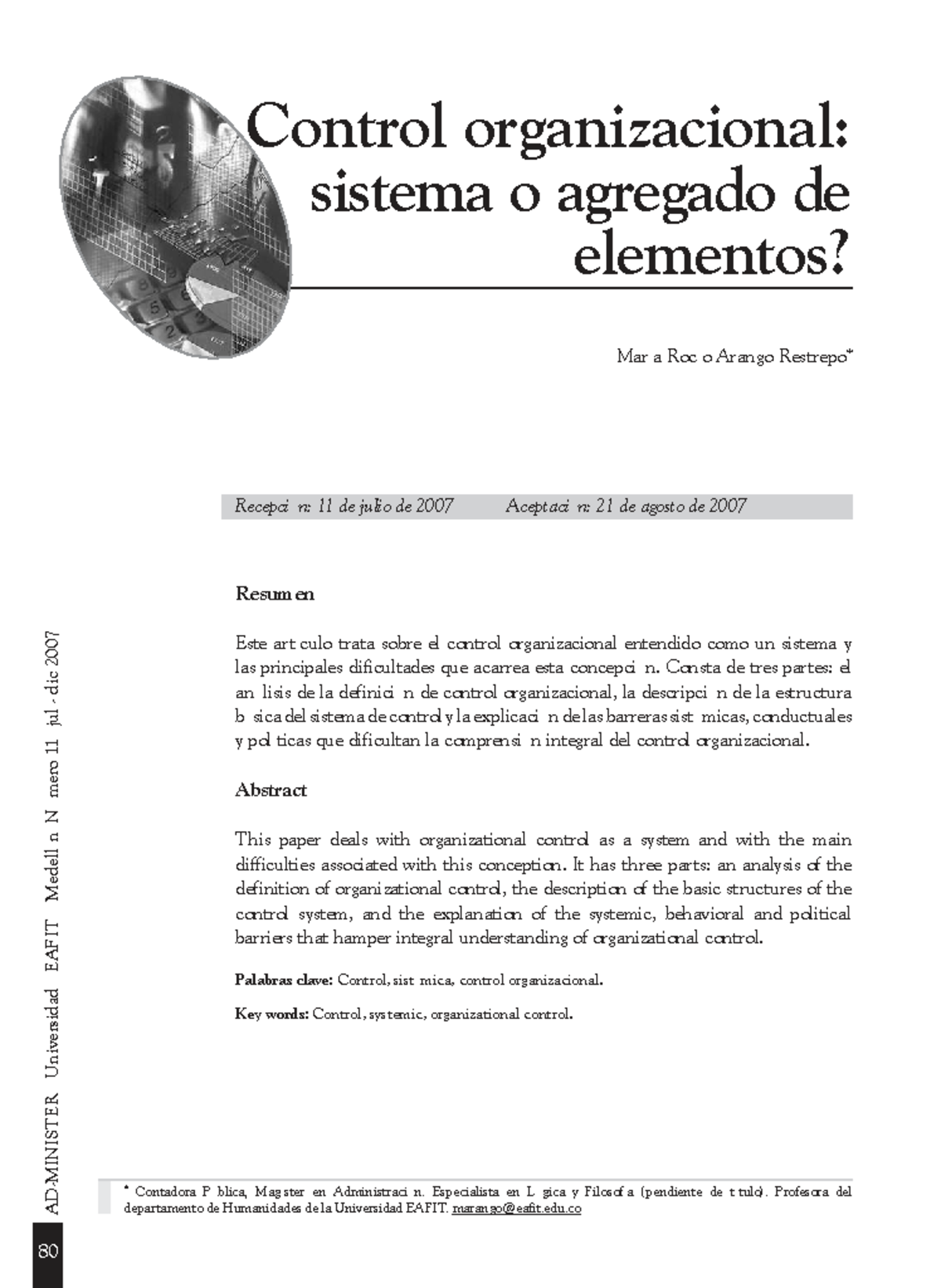 Control Organizacional: Claves para Comprender su Estructura y Función ...