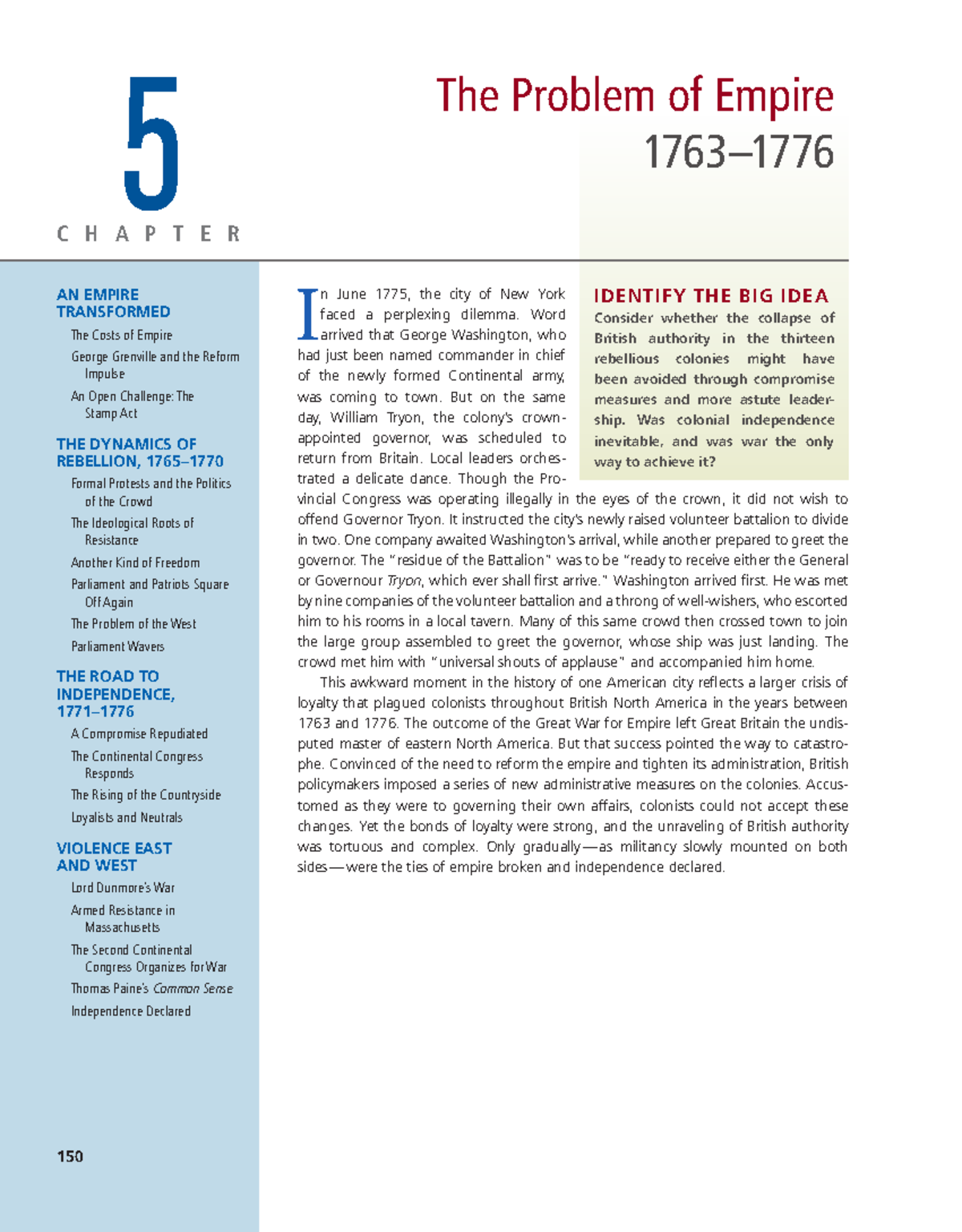 The Problem of Empire: Understanding Colonial Resistance (HIST 150 ...