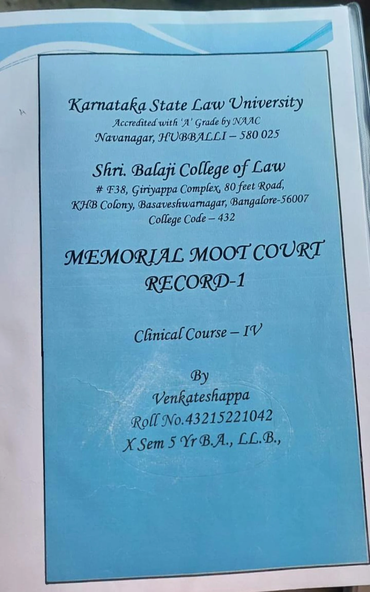 Compendium - LATE LALA DIP CHAND MEMORIAL NATIONAL MOOT COURT ...