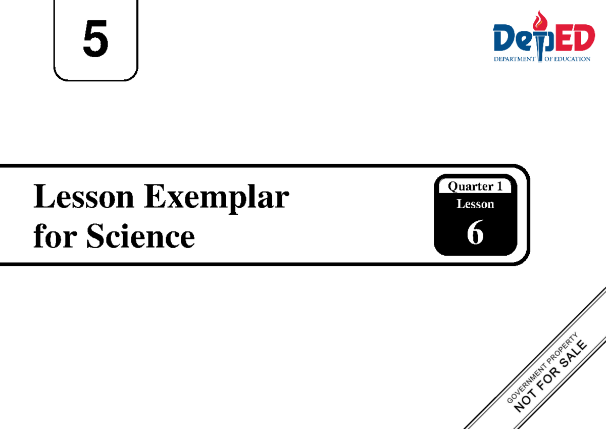 Q1 LE Science 5 Lesson 6: Exploring Science Process Skills - Studocu