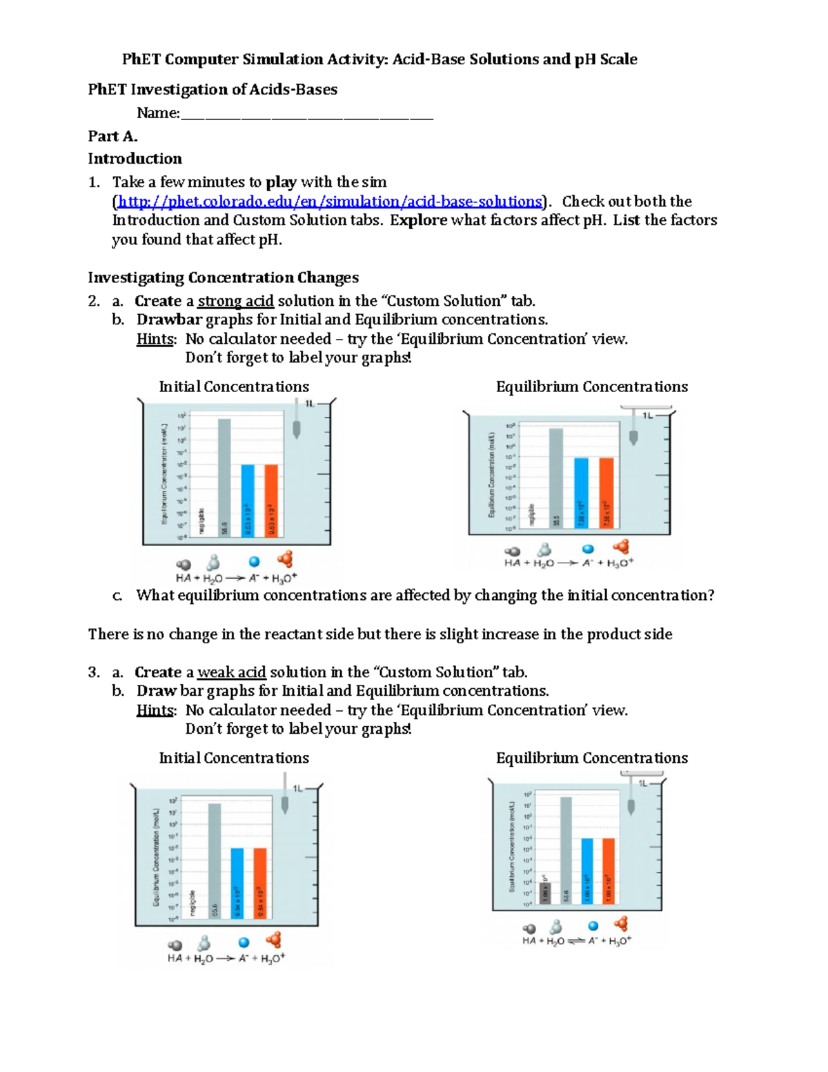 Acid-Base Solutions Lab Investigation (CHEM 101) - Studocu