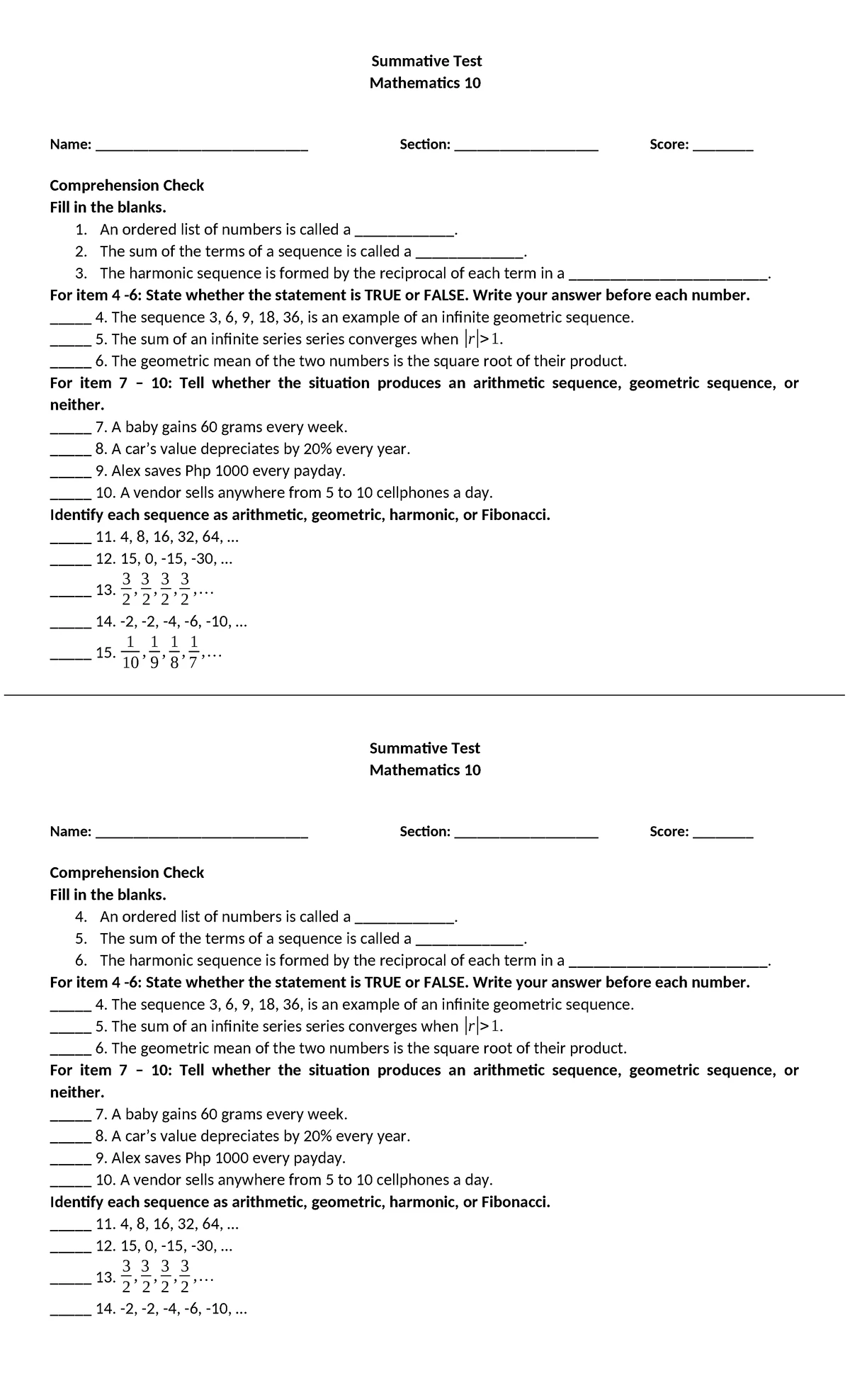 Math 5 1st Qtr Lesson 3: Applying GMDAS Operations - Studocu