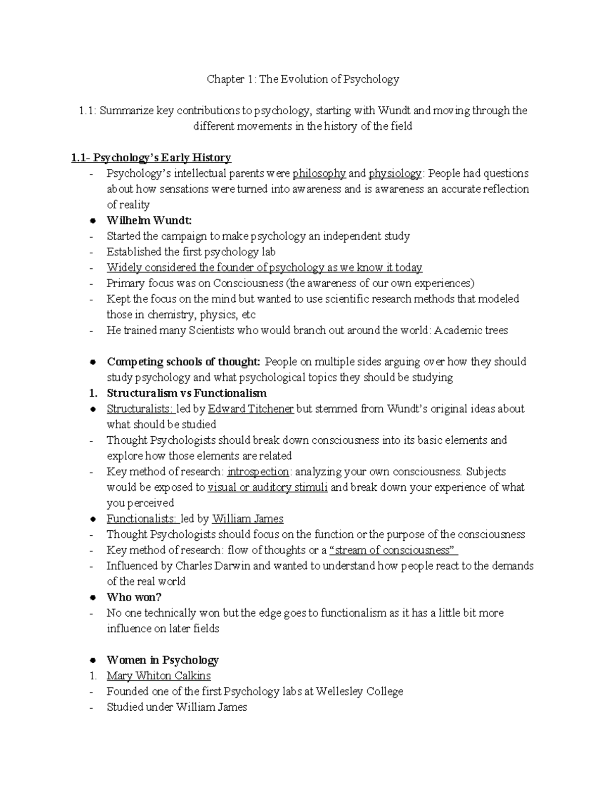 Foundations of Psychology: Key Concepts & Research Areas (PSY 101 ...