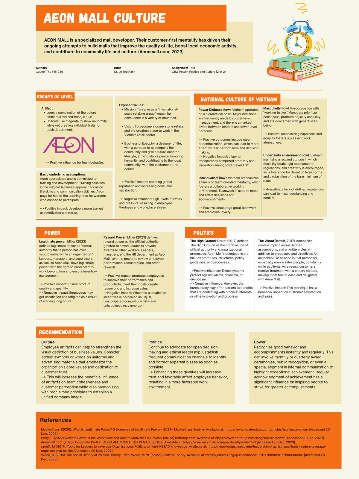 AEON MALL Research Poster: Exploring Power, Politics, & Culture in ...