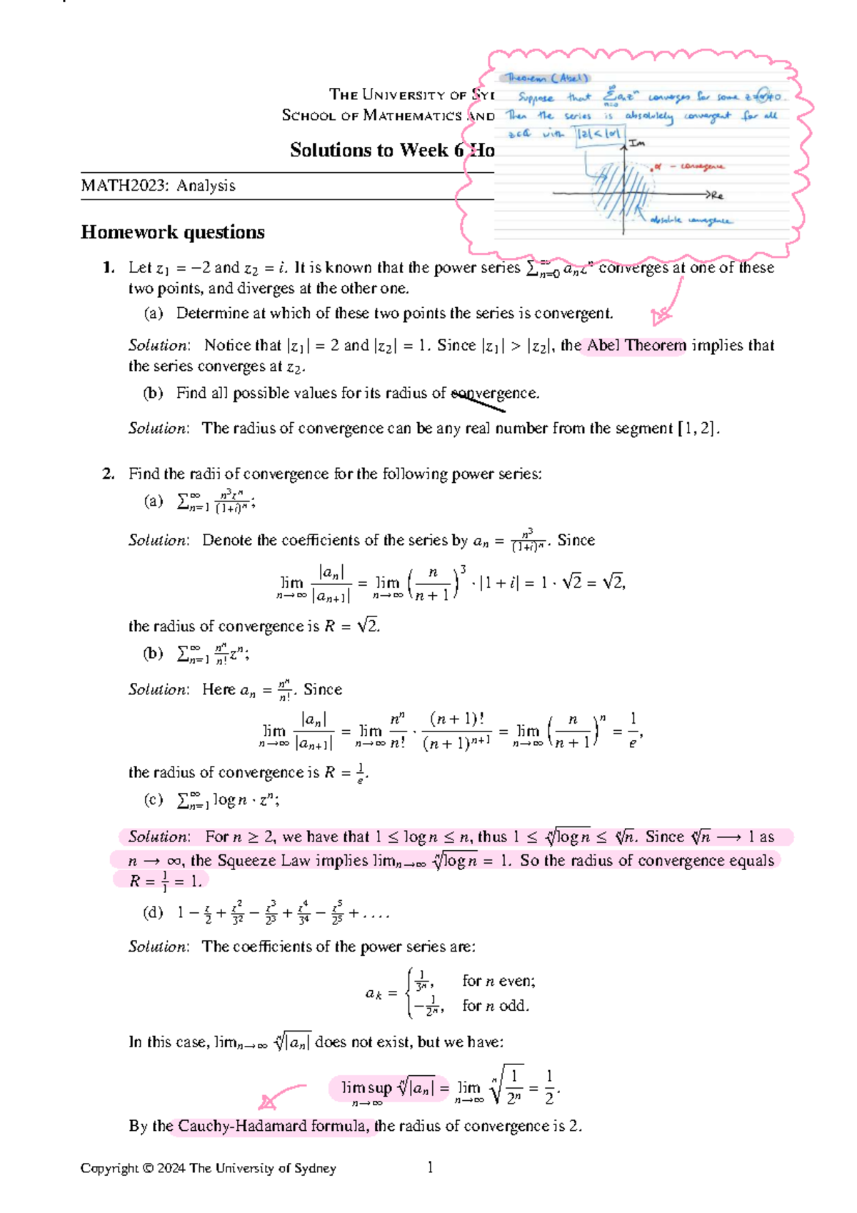 Week 6 Homework Solutions and Explanations - Studocu