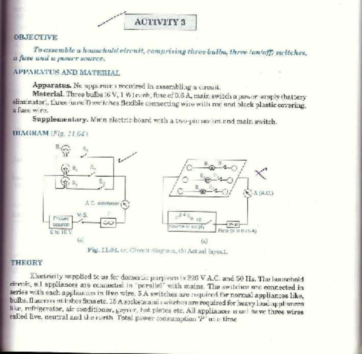 Household Circuit Assembly and Image Formation Experiments - Studocu