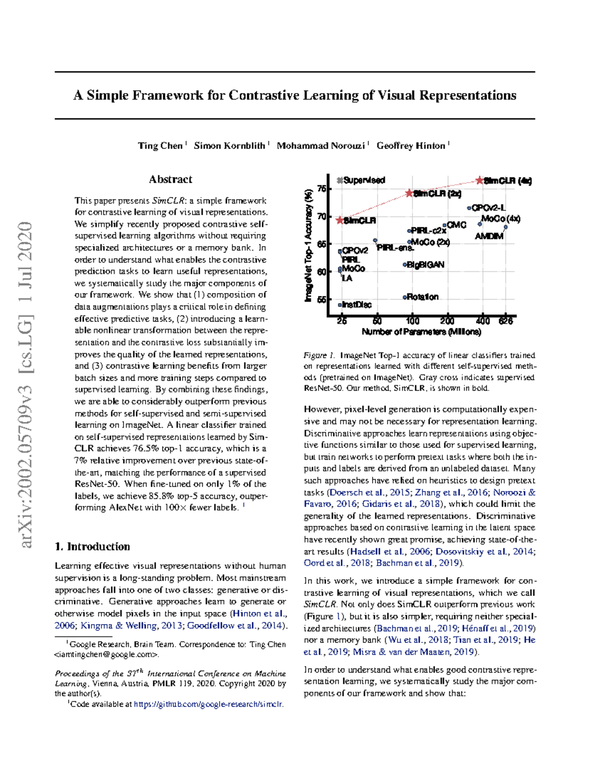 A Simple Framework for Contrastive Learning of Visual Representations ...