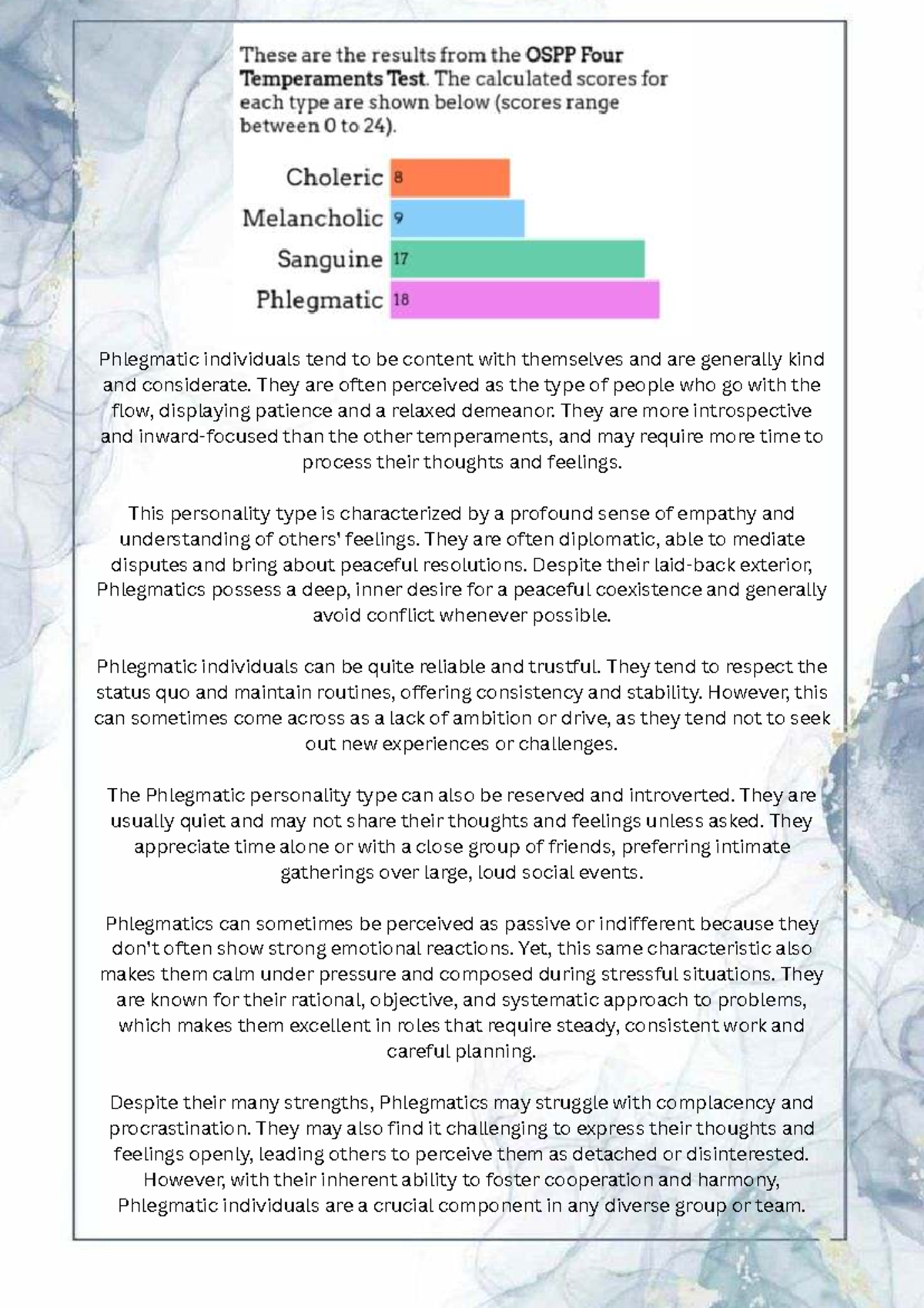 Phlegmatic Personality Traits: Understanding the Calm and Considerate ...