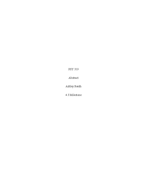 IDS 400 Module Six Activity - IDS 400: Module Six Activity Ashley Renth ...
