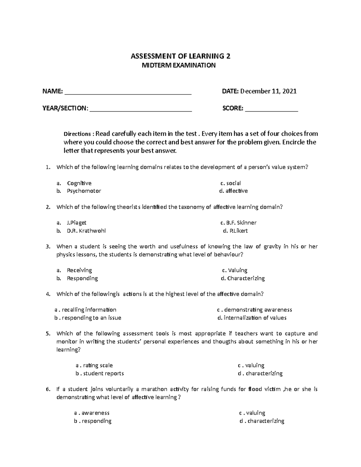 Midterm Exam Review for SOC 101: Key Concepts and Questions - Studocu