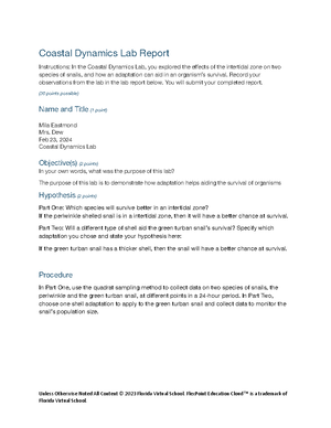 AICE Marine Science Chapter 2 Earth Processes Study Guide - Chapter#2 ...
