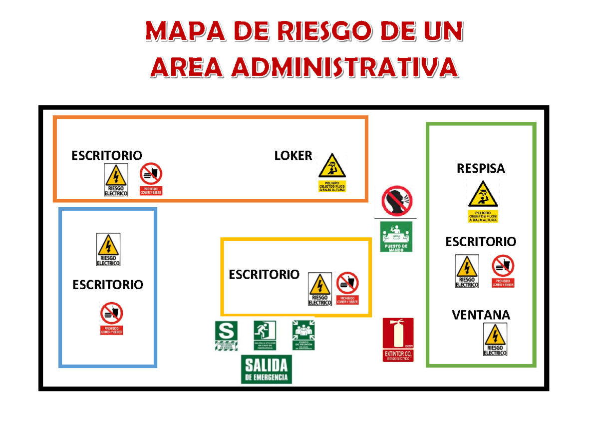 MAPA DE Riesgo DE Oficina - administración industrial - RESPISA ESCRITORIO VENTANA ESCRITORIO ...